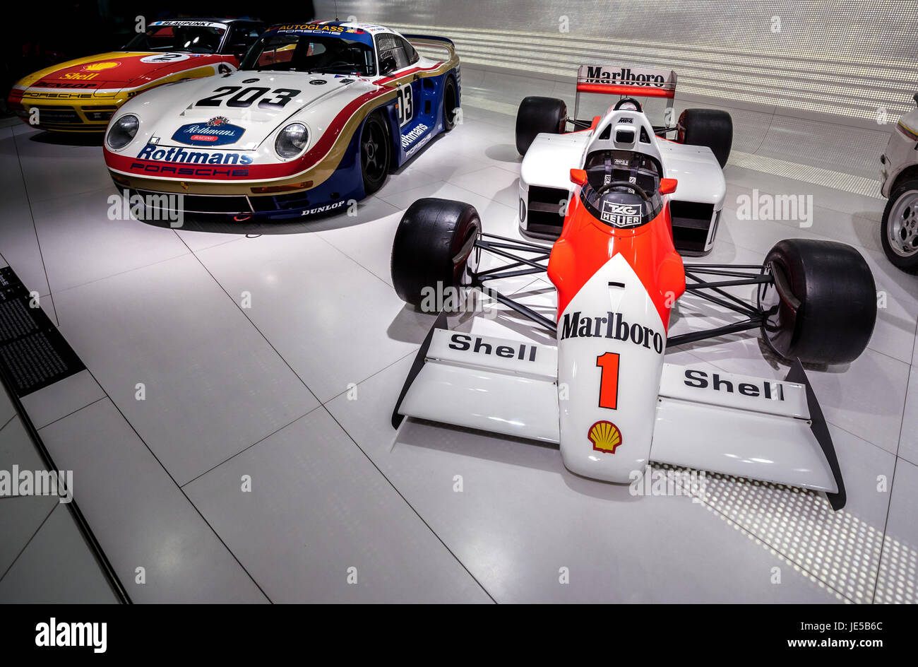 McLaren Porsche Mp4 , world champion of 1985 Stock Photo - Alamy