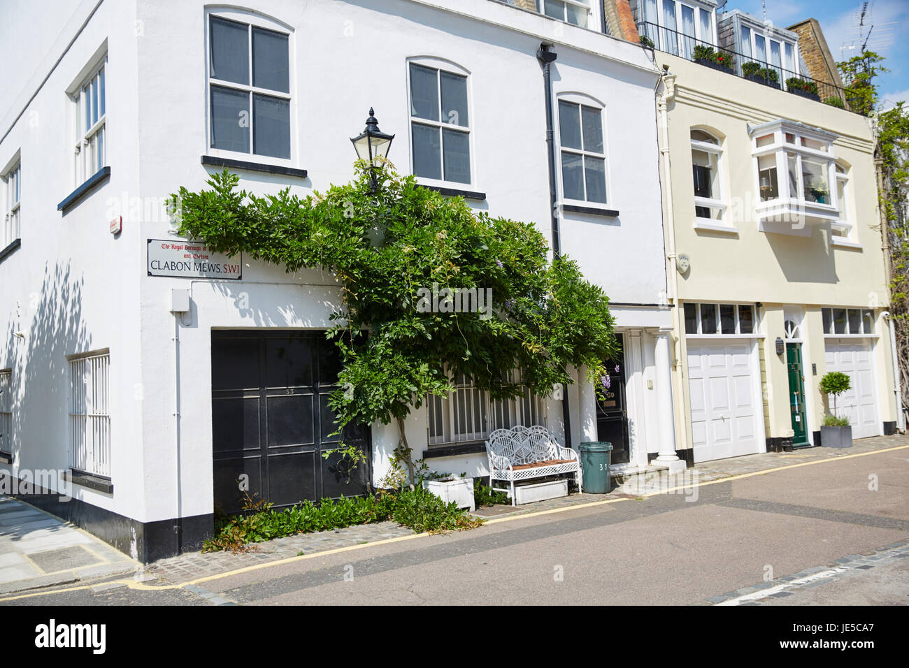 Clabon Mews, London, UK Stock Photo - Alamy