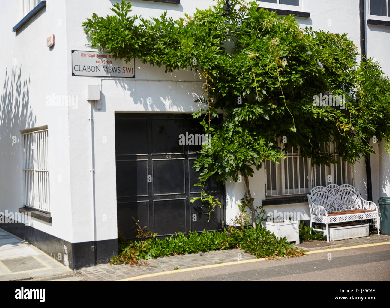 Clabon Mews, London, UK Stock Photo - Alamy
