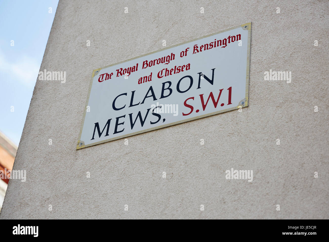 Clabon Mews, London, UK Stock Photo - Alamy