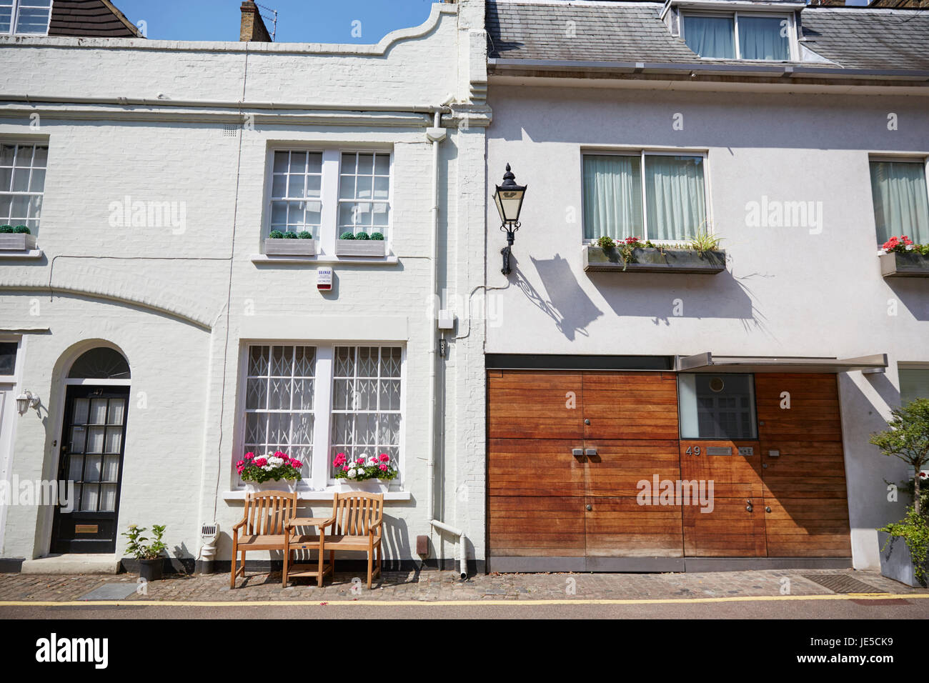 Clabon Mews, London, UK Stock Photo - Alamy