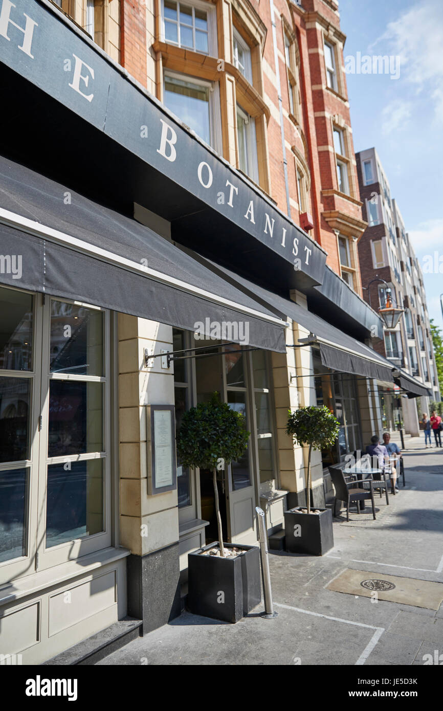 The Botanist, London, UK Stock Photo - Alamy