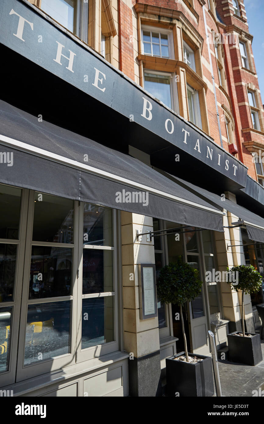The Botanist, London, UK Stock Photo - Alamy