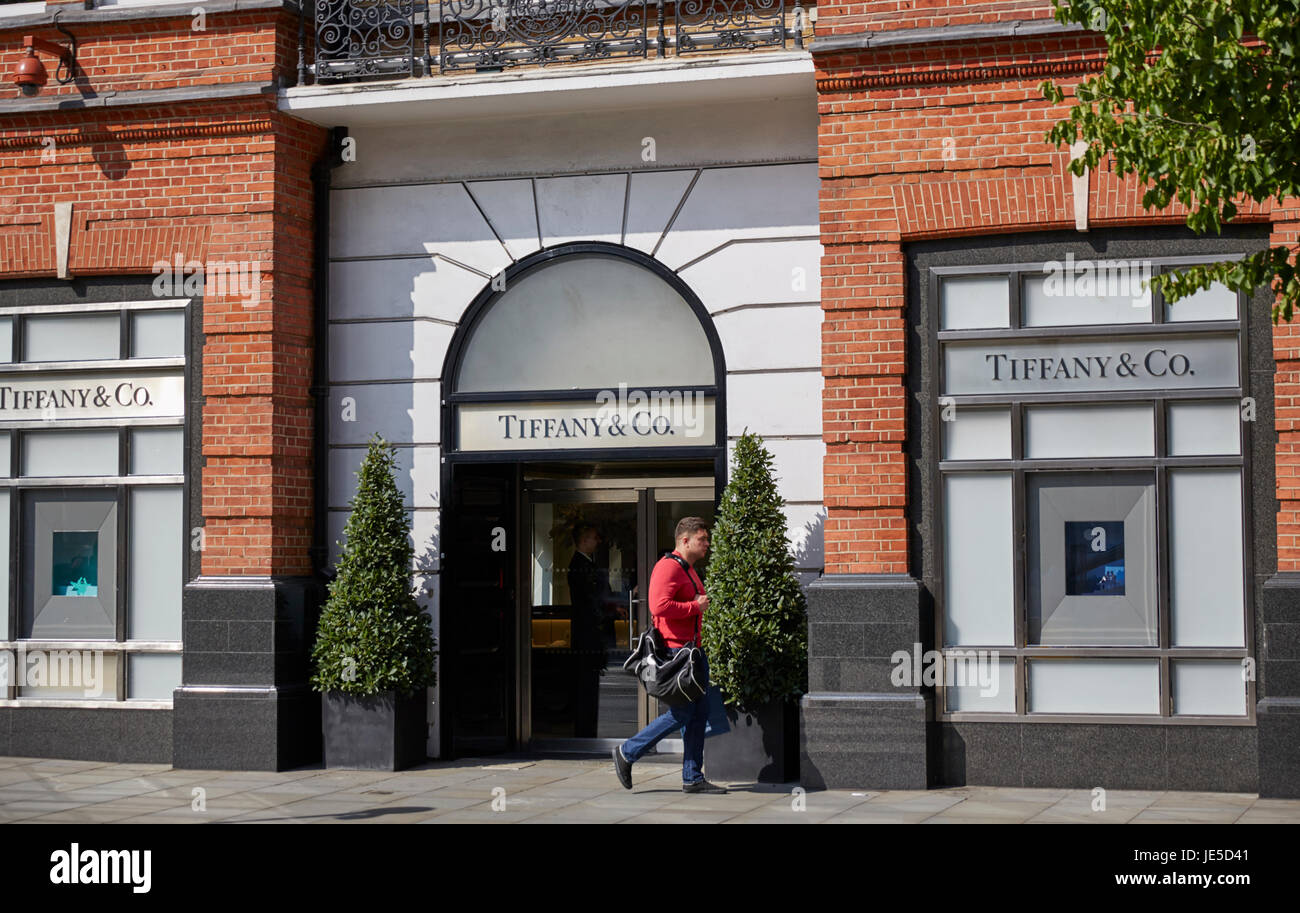Tiffany & Co, London, UK Stock Photo - Alamy