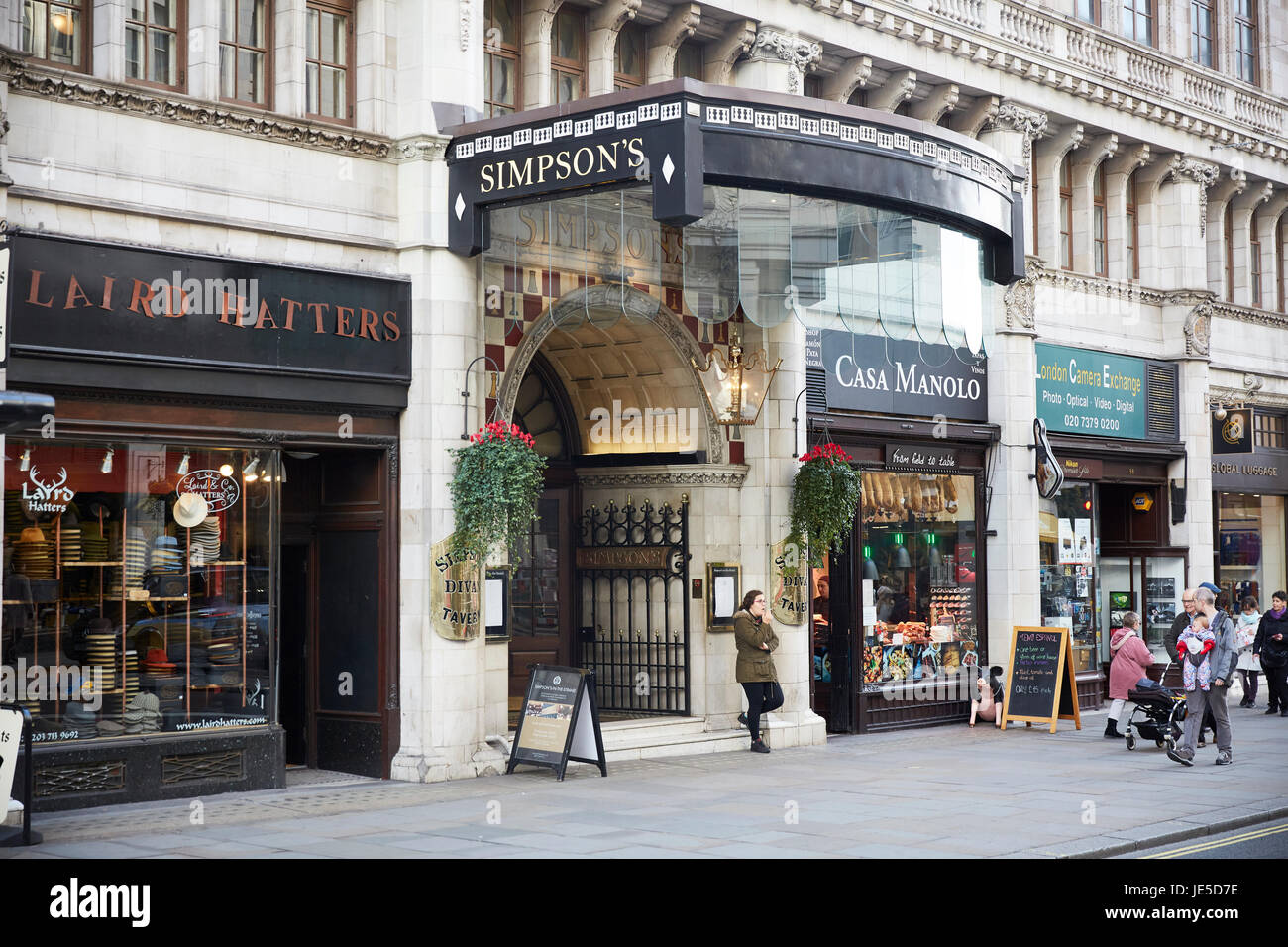 Simpsons, London, UK Stock Photo - Alamy