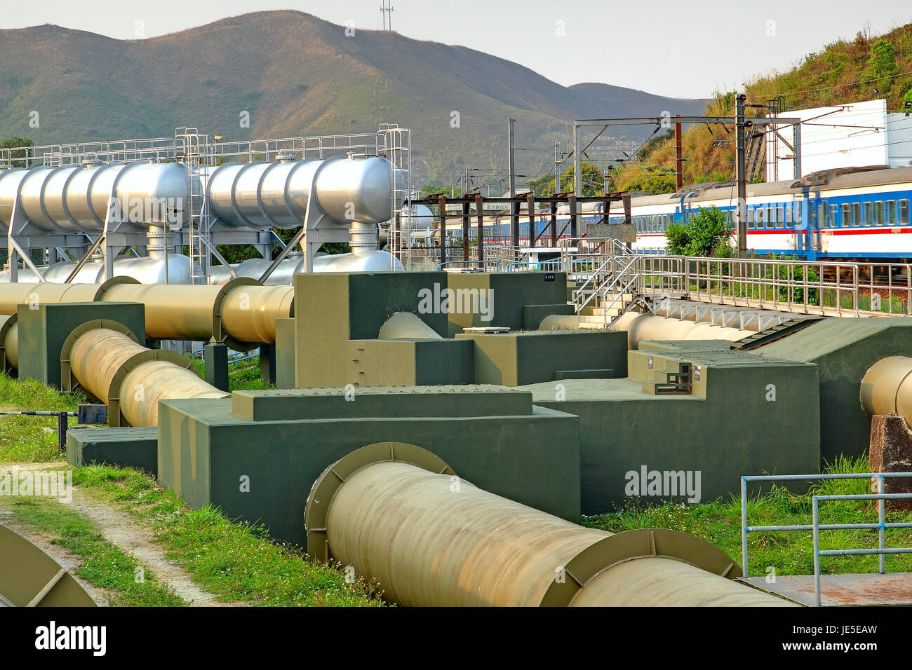 Oil and Gas Industry at outdoor at day Stock Photo - Alamy