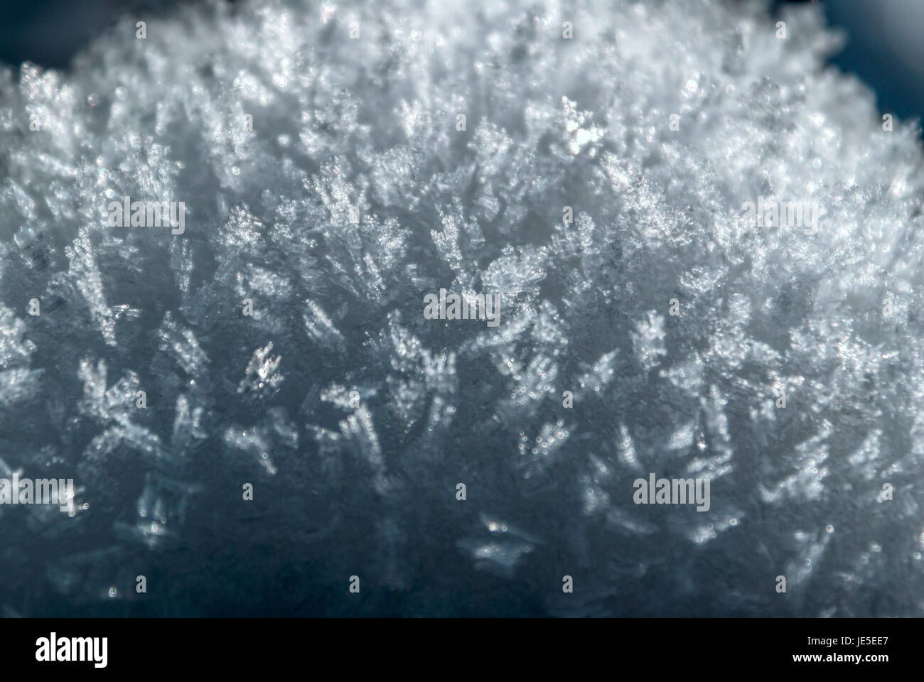 Close-up view of water frozen into rime Stock Photo - Alamy