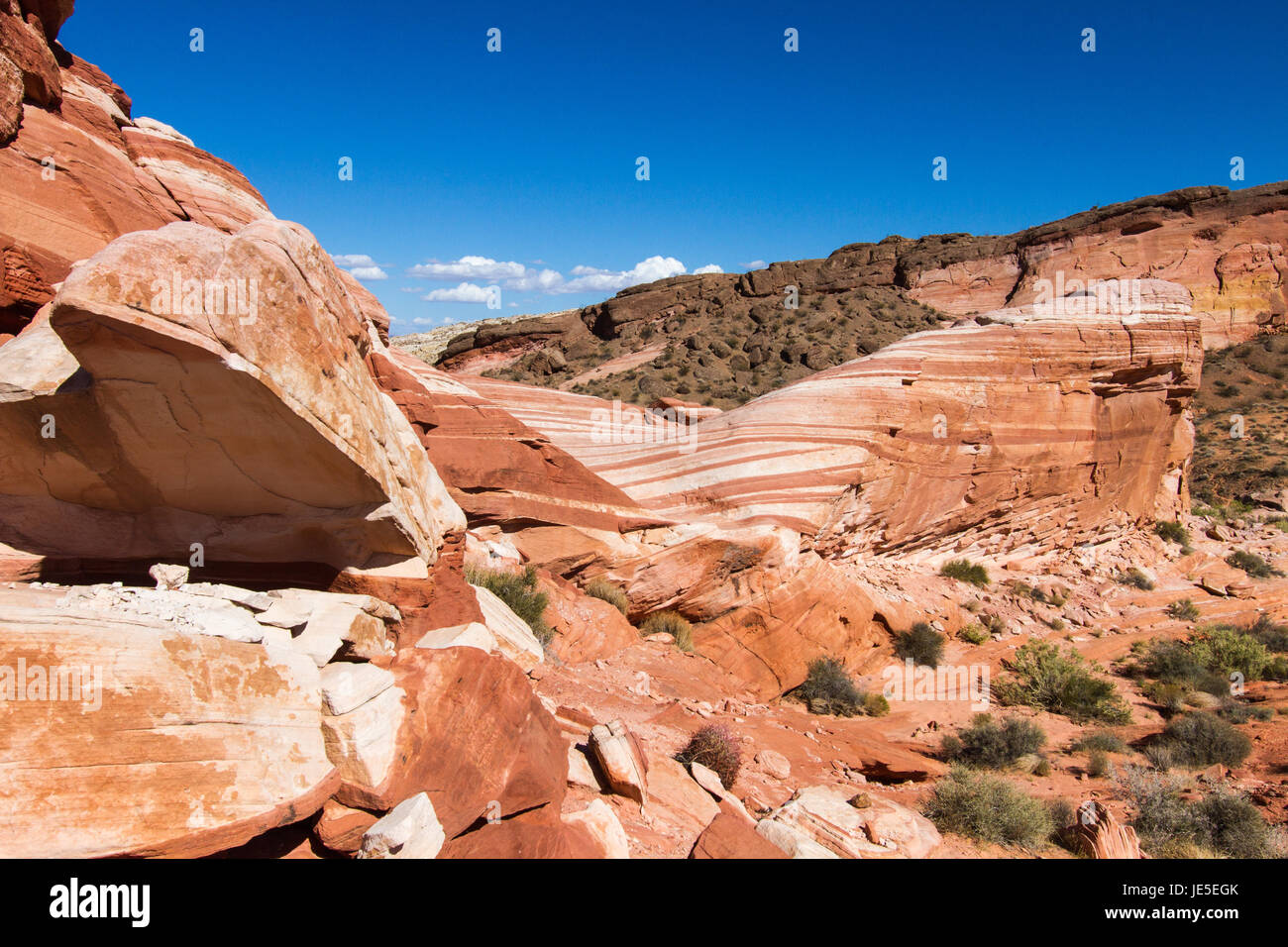 Fire Wave, Valley of Fire State Park, Nevada, USA Stock Photo - Alamy