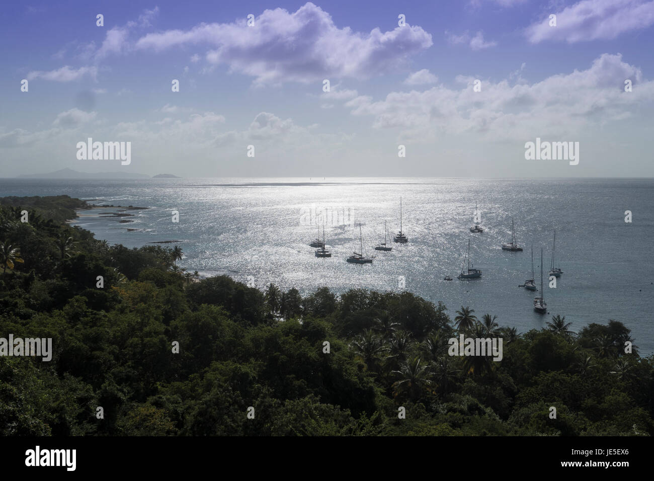 beautiful Sunset on Mustique Stock Photo - Alamy