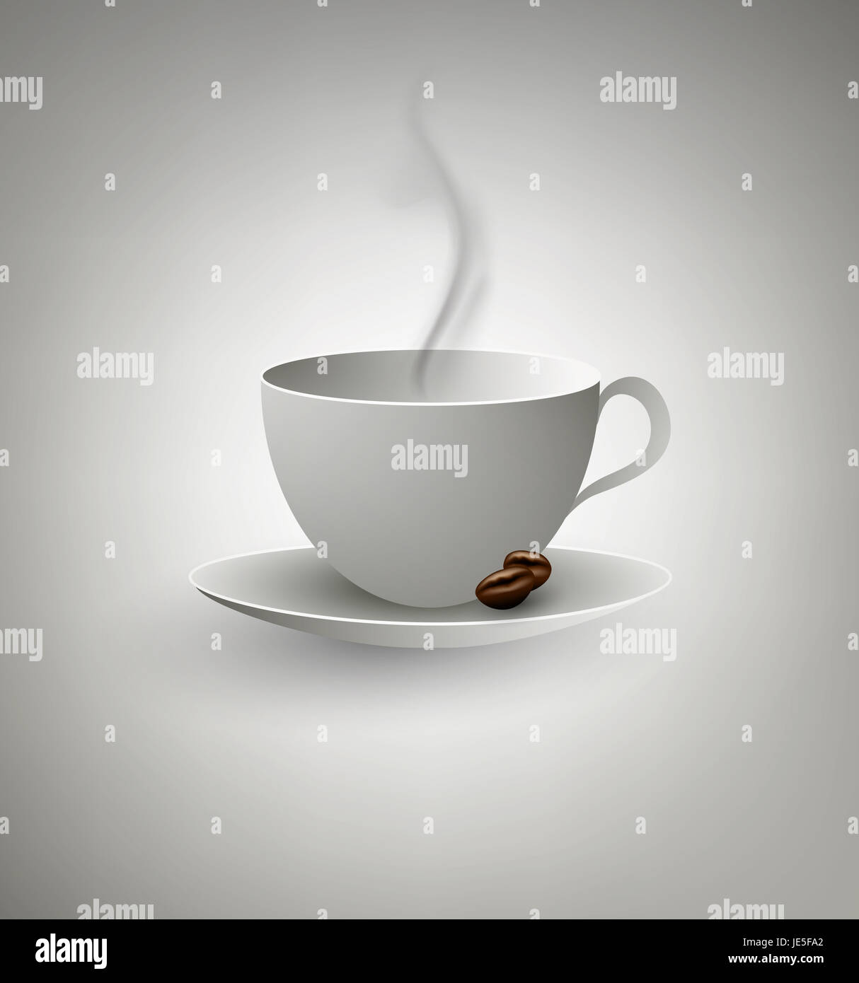 Abstract Cup Of Coffee Stock Photo - Alamy