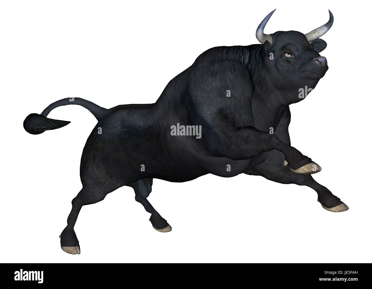 3d digital render mighty bull Cut Out Stock Images & Pictures - Alamy