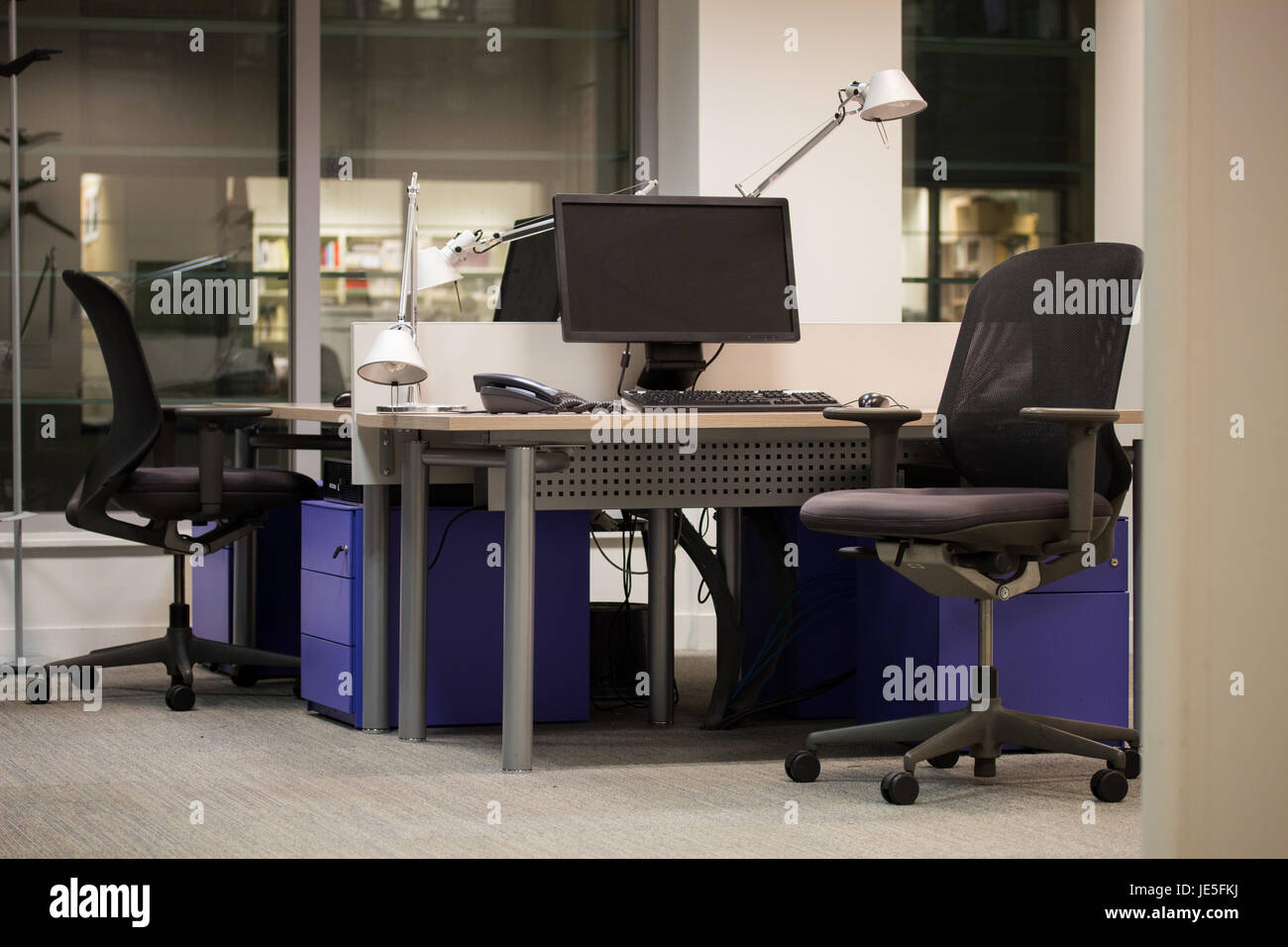 an empty office space in a business Stock Photo - Alamy