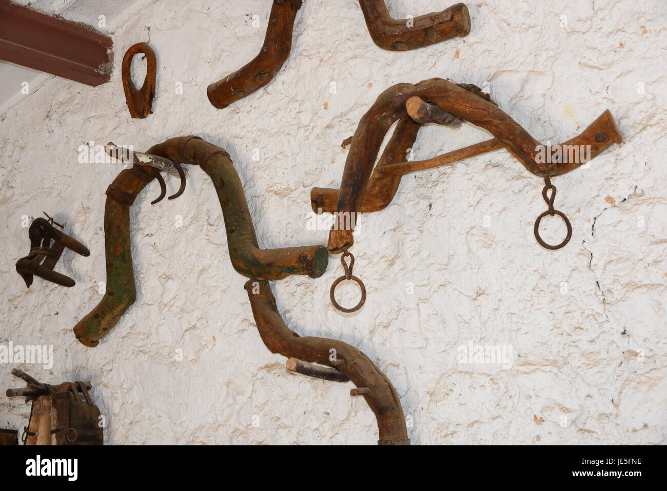 spain,la granja,farm / museum,esporles-mallorca,forge Stock Photo - Alamy