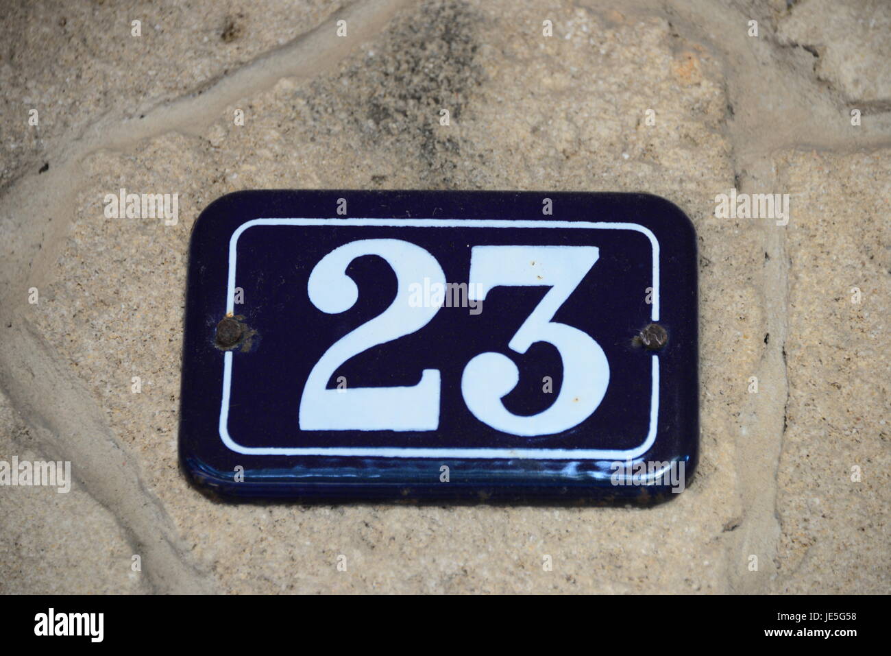 house facades,street signs,email,tiles,spain,house number 23 Stock ...