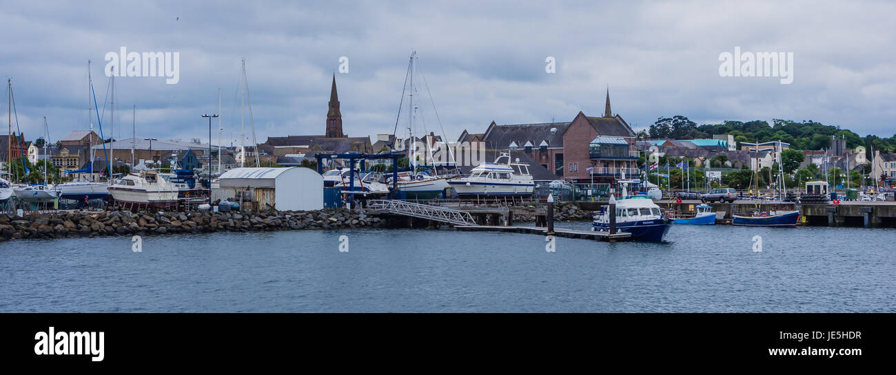 Bangor marina and harbour Stock Photo - Alamy