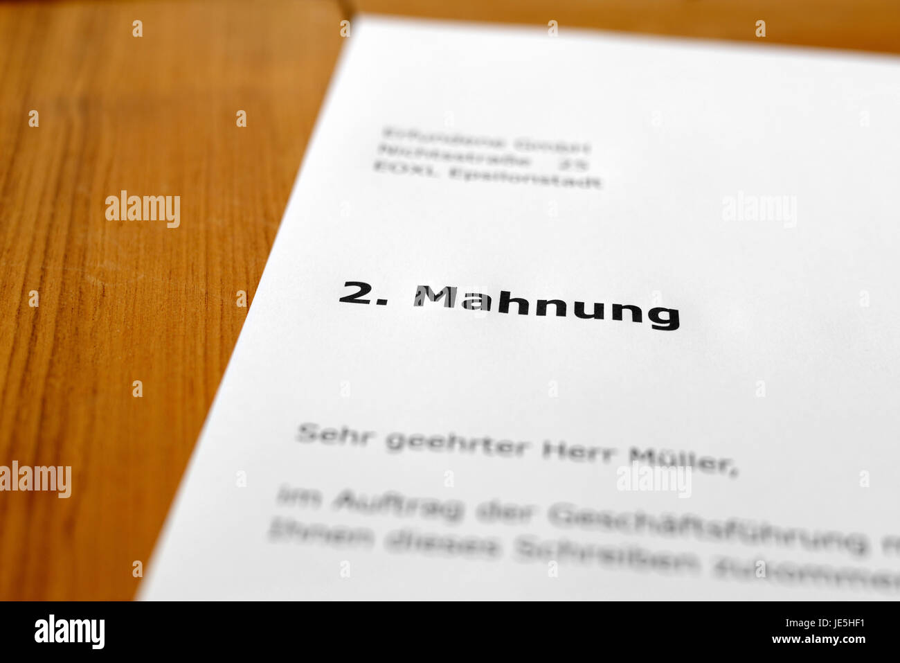 Second warning hi-res stock photography and images - Alamy