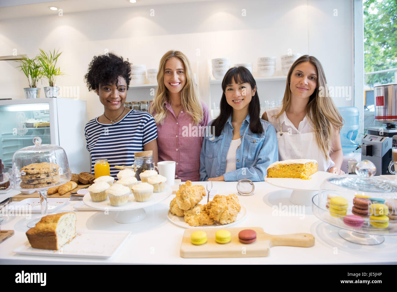 Bakery proprietors, portrait Stock Photo - Alamy