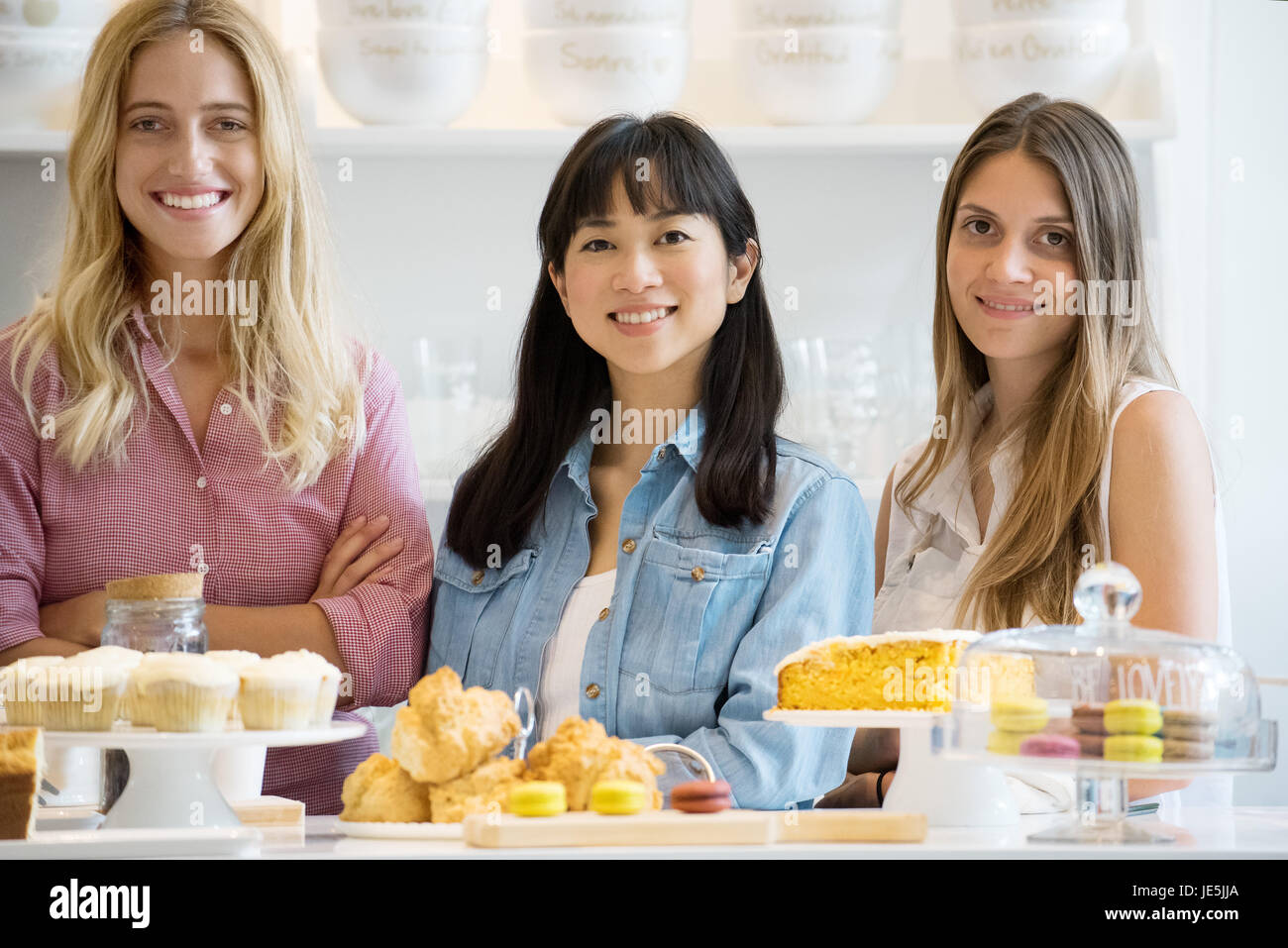 Woman entrepreneur owner bakery hi-res stock photography and images - Alamy