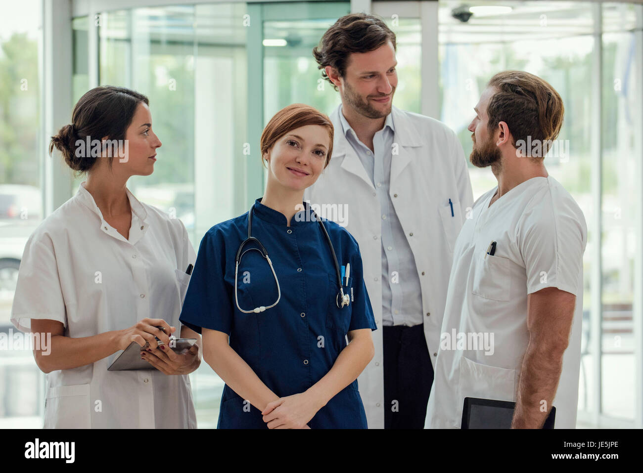 Healthcare workers, portrait Stock Photo - Alamy Healthcare workers, portrait Stock Photo - Alamy