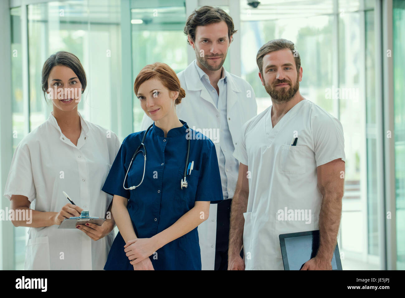 Healthcare workers, portrait Stock Photo - Alamy Healthcare workers, portrait Stock Photo - Alamy