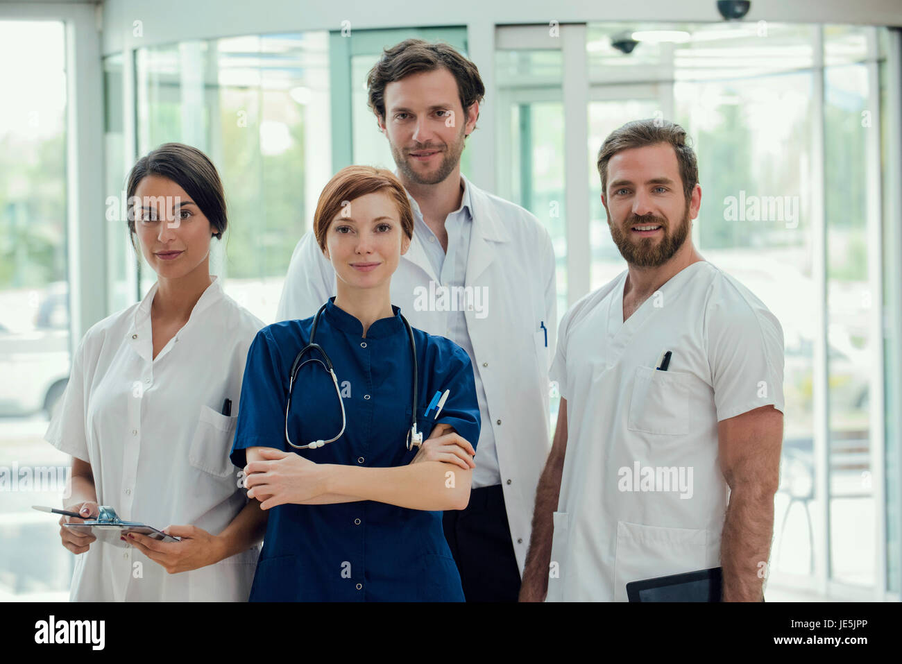 Healthcare workers, portrait Stock Photo - Alamy Healthcare workers, portrait Stock Photo - Alamy