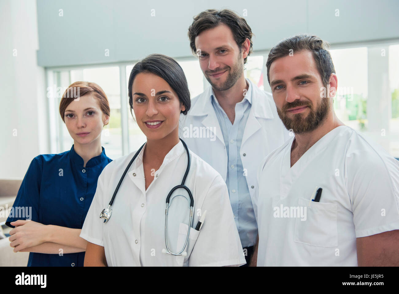 Healthcare workers, portrait Stock Photo - Alamy Healthcare workers, portrait Stock Photo - Alamy