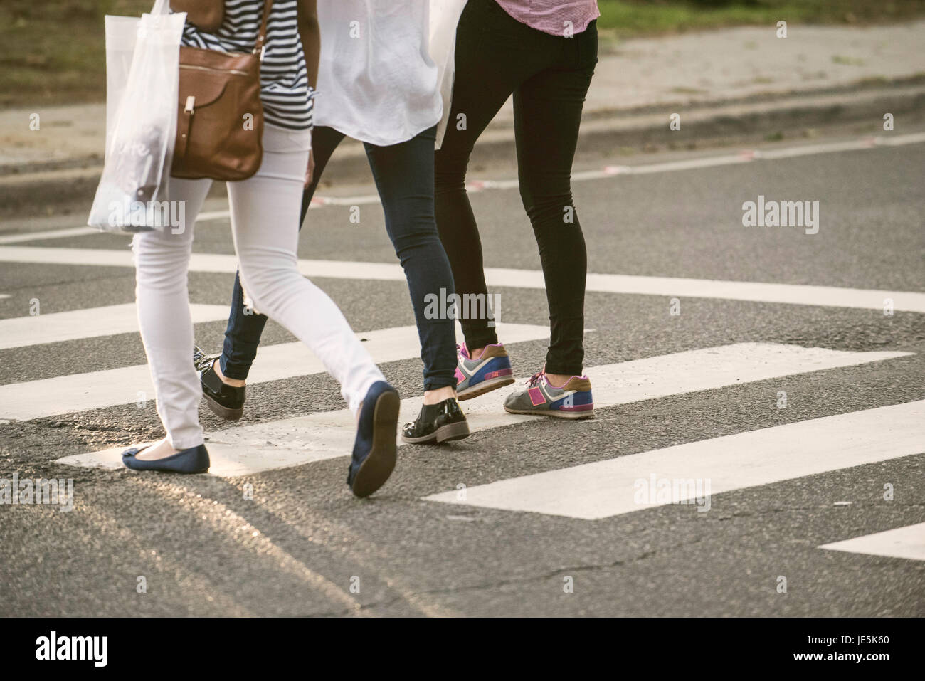 Crosswalk pedestrian setting hi-res stock photography and images - Alamy