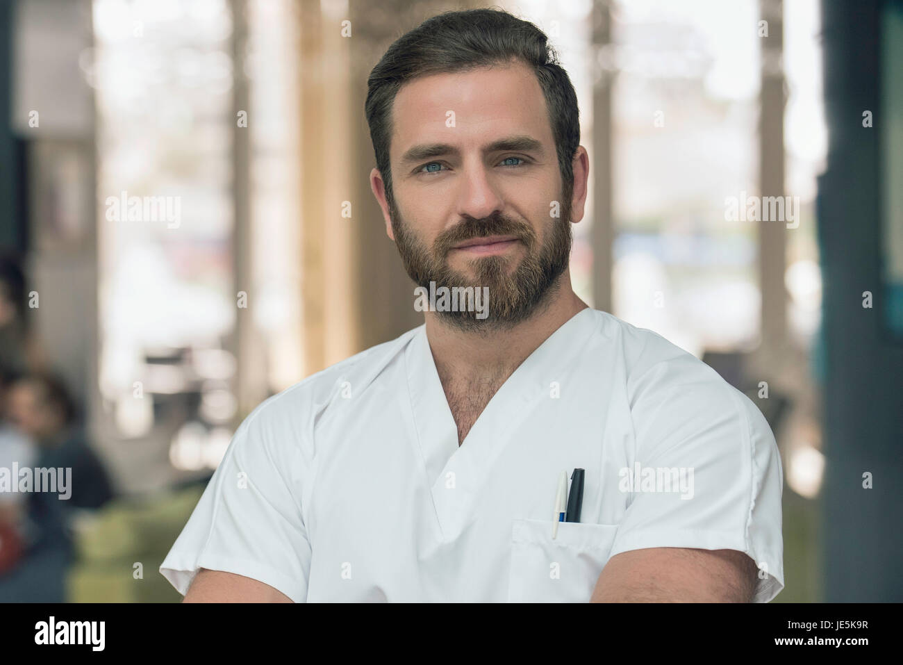 Healthcare worker portrait Stock Photo - Alamy