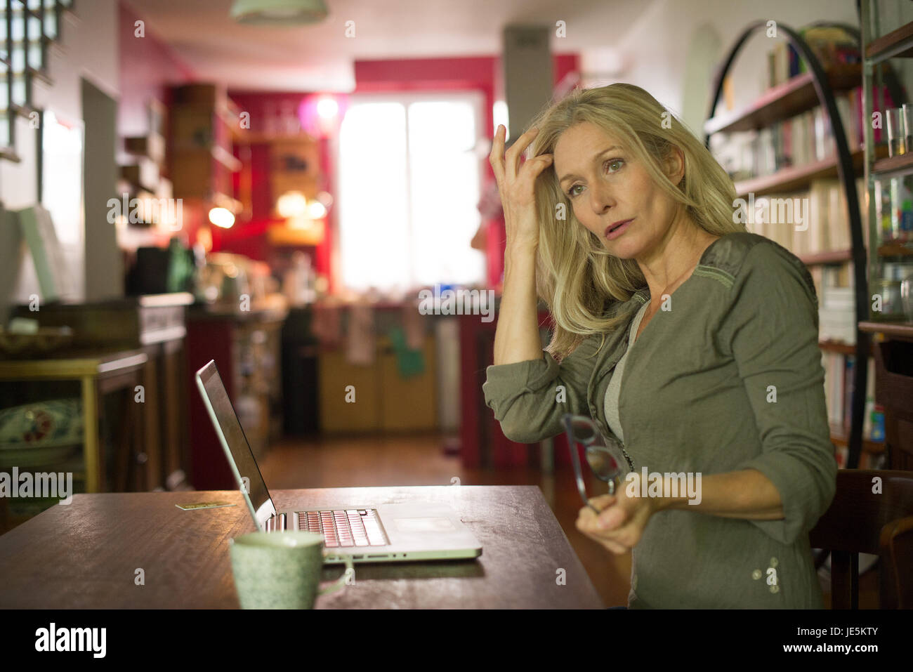 Distractedly hi-res stock photography and images - Alamy