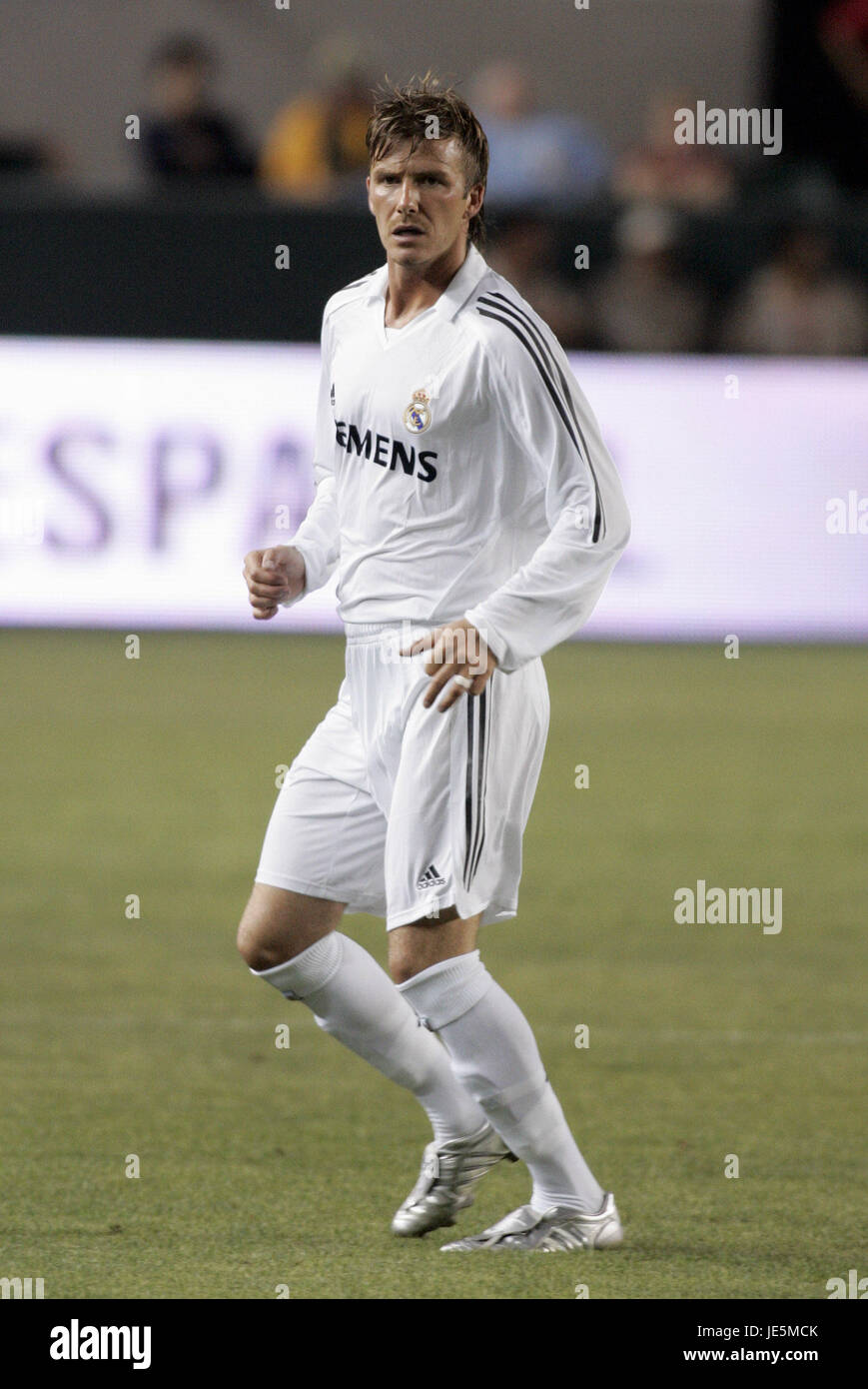 DAVID BECKHAM REAL MADRID CF HOME DEPOT CENTER CARSON LOS ANGELES USA ...