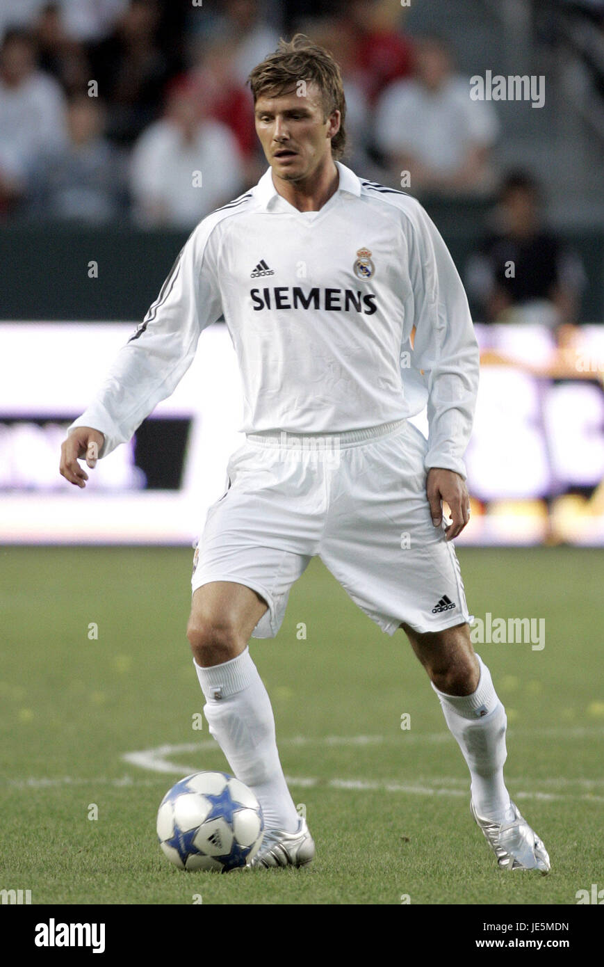 DAVID BECKHAM REAL MADRID CF HOME DEPOT CENTER CARSON LOS ANGELES USA ...