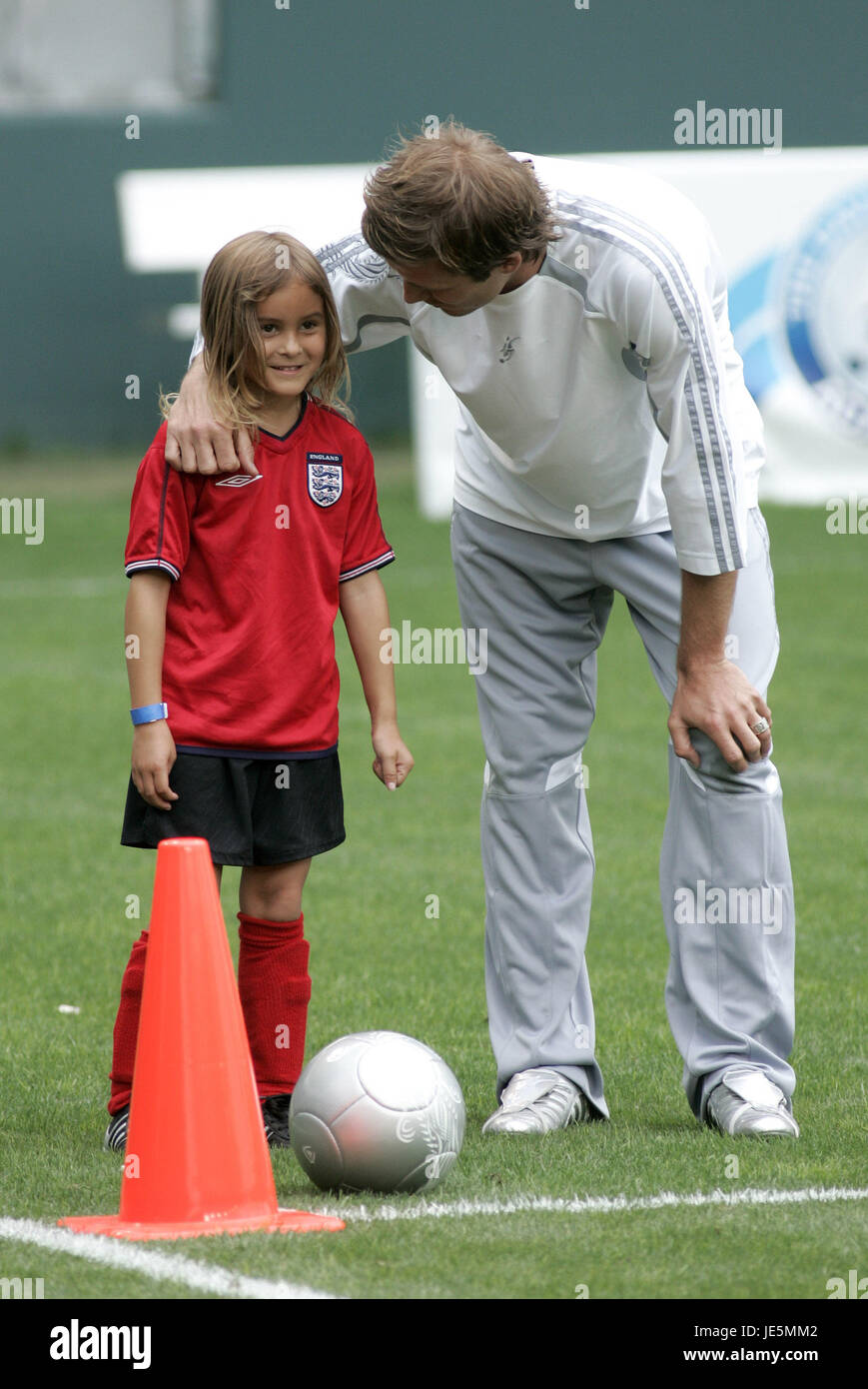 DAVID BECKHAM & CHILD THE DAVID BECKHAM ACADEMY HOME DEPOT CENTER ...