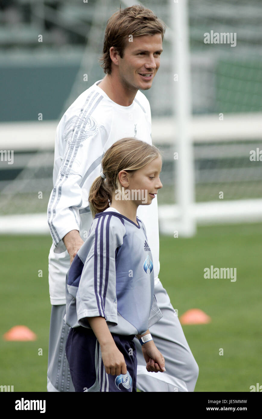 DAVID BECKHAM & CHILD THE DAVID BECKHAM ACADEMY HOME DEPOT CENTER ...