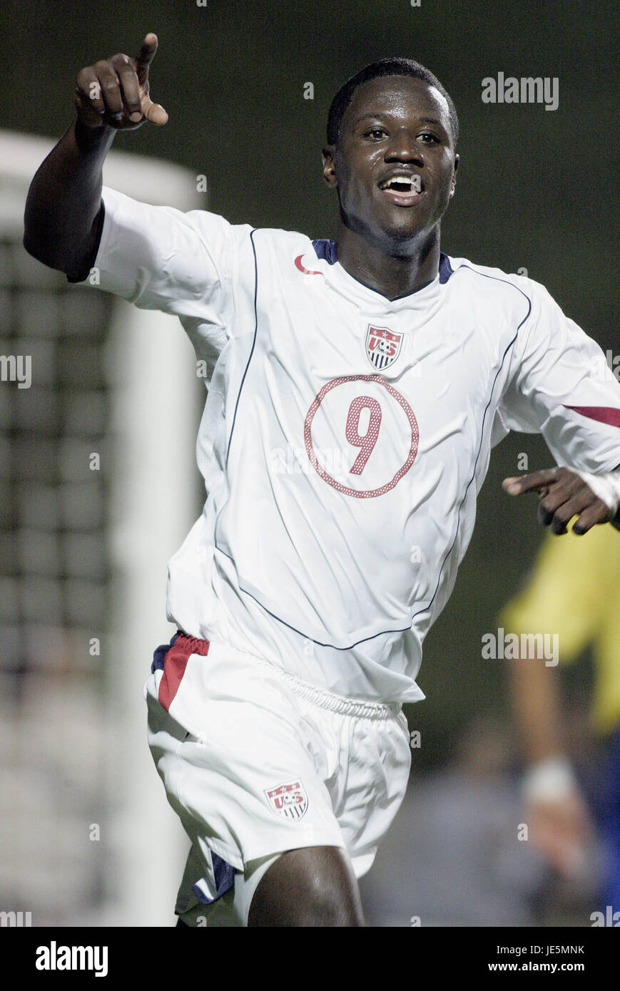 EDDIE JOHNSON USA TITAN STADIUM FULLERTON LA USA 09 March 2005 Stock ...