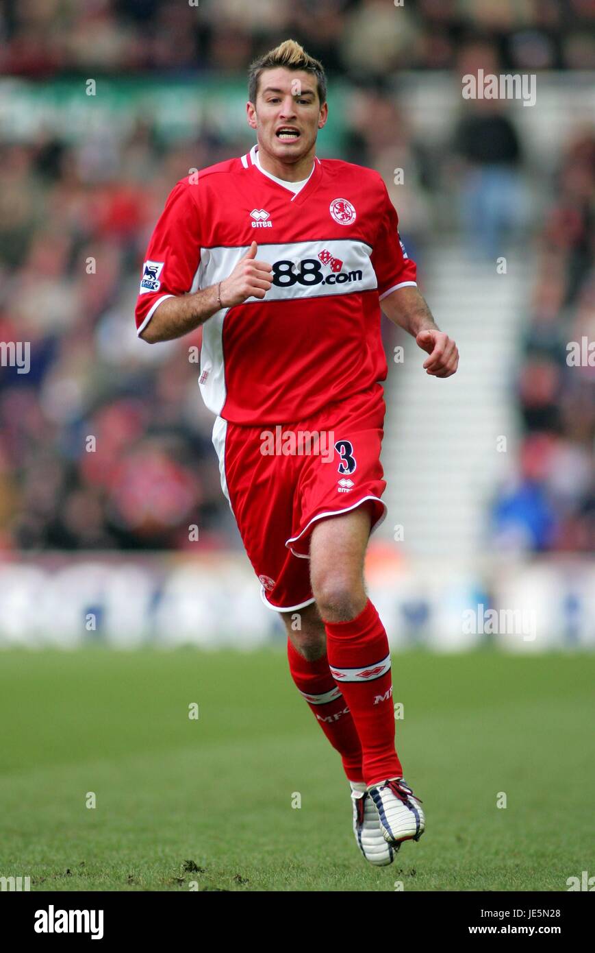 FRANCK QUEUDRUE MIDDLESBROUGH FC RIVERSIDE STADIUM MIDDLESBROUGH ...