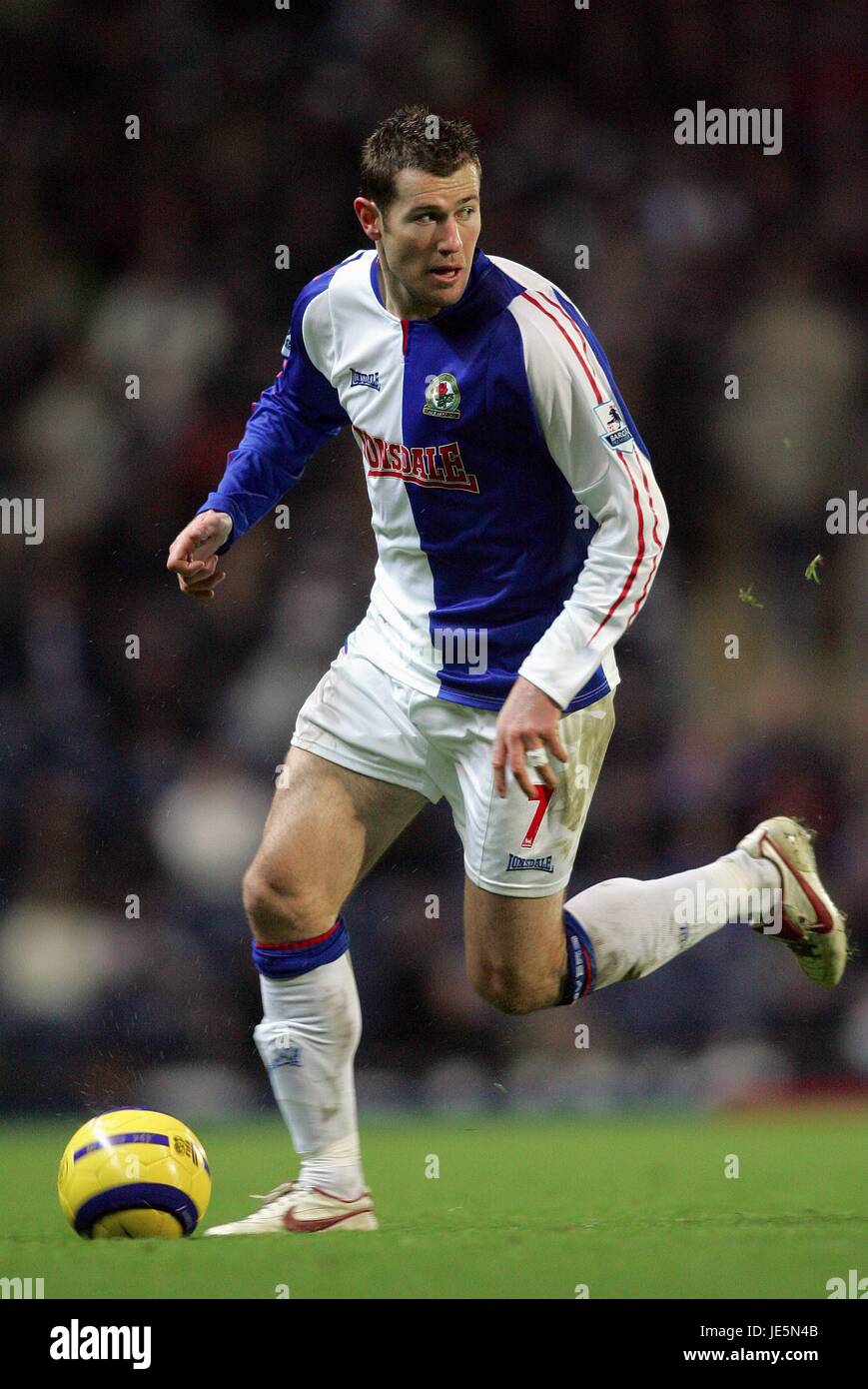 BRETT EMERTON BLACKBURN ROVERS FC EWOOD PARK BLACKBURN ENGLAND 10 ...