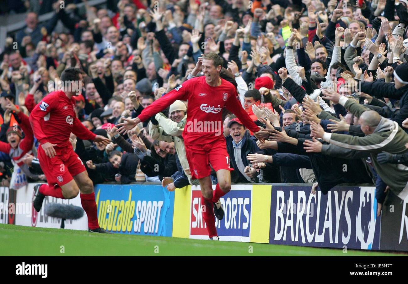 PETER CROUCH LIVERPOOL FC ANFIELD LIVERPOOL ENGLAND 03 December 2005 ...