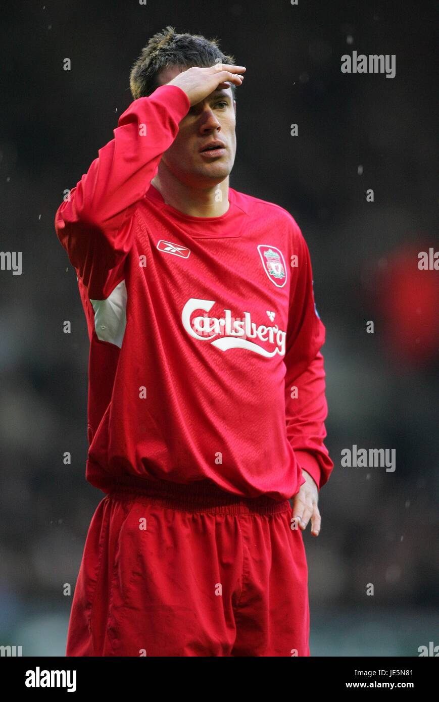 JAMIE CARRAGHER LIVERPOOL FC ANFIELD LIVERPOOL ENGLAND 03 December 2005 ...