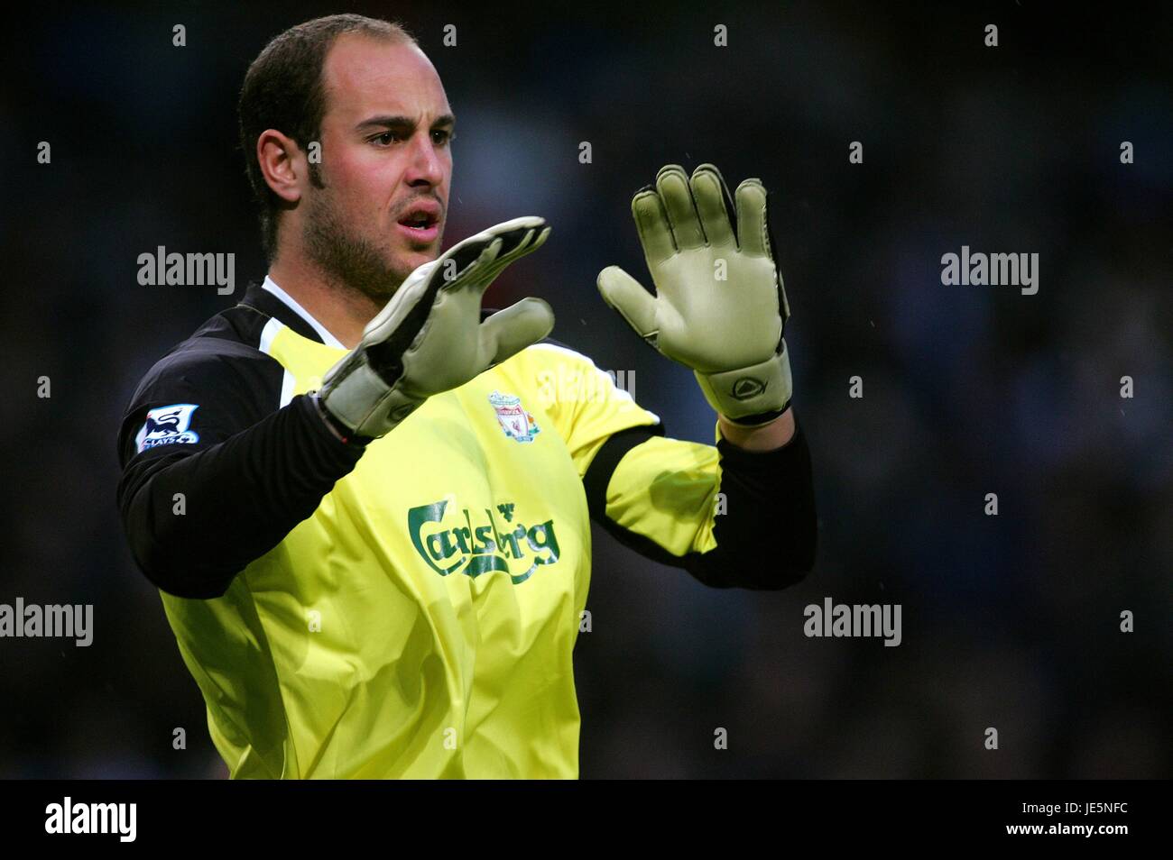 JOSE REINA LIVERPOOL FC CITY OF MANCHESTER STADIUM MANCHESTER 26 ...