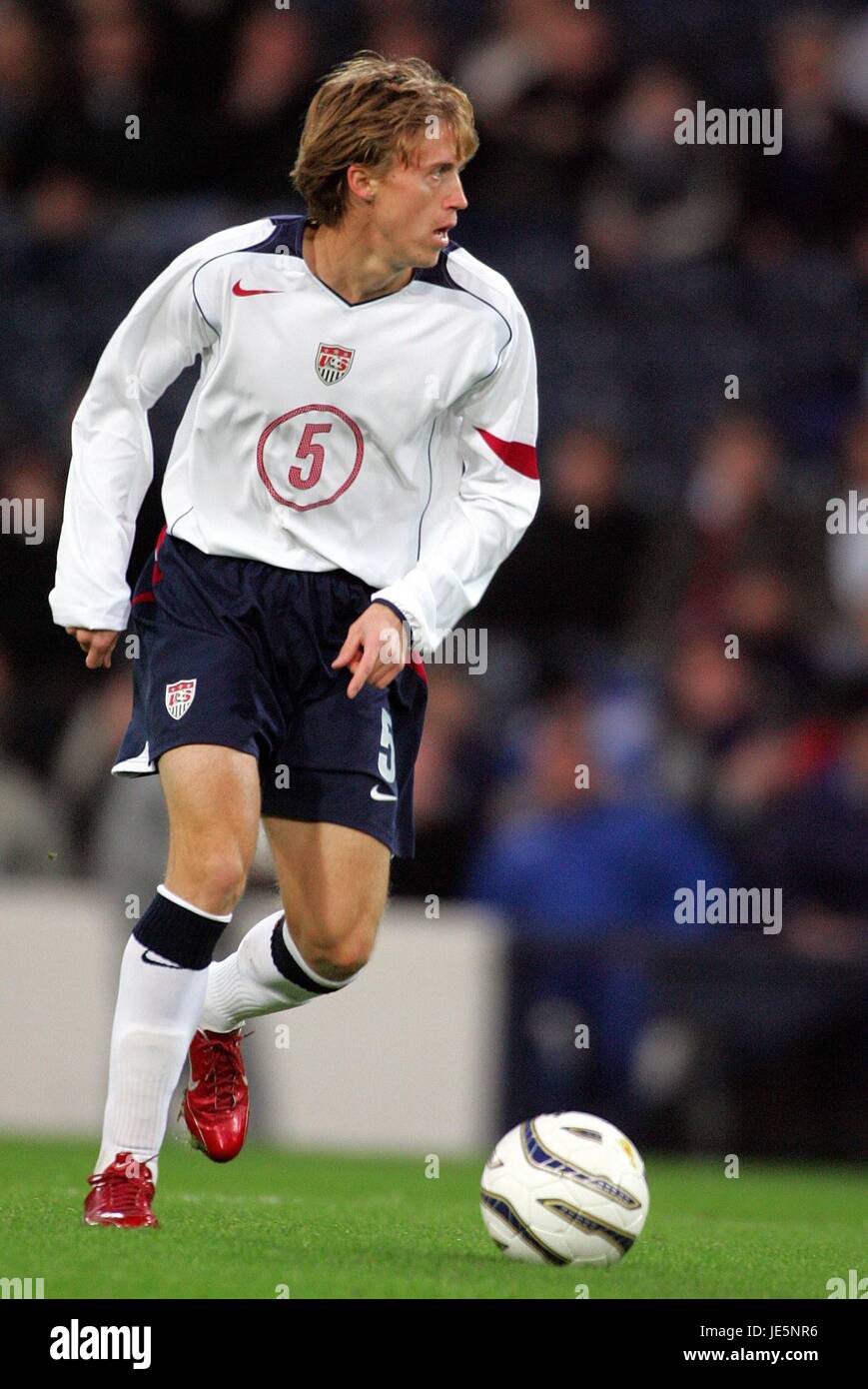 BRIAN CARROLL USA & DC UNITED HAMPDEN PARK GLASGOW SCOTLAND 12 November ...