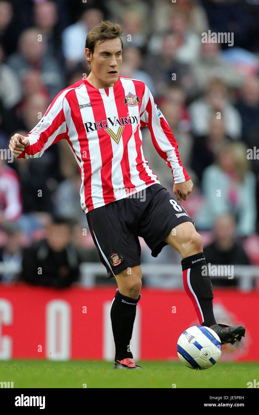 DEAN WHITEHEAD SUNDERLAND FC STADIUM OF LIGHT SUNDERLAND ENGLAND 29 ...
