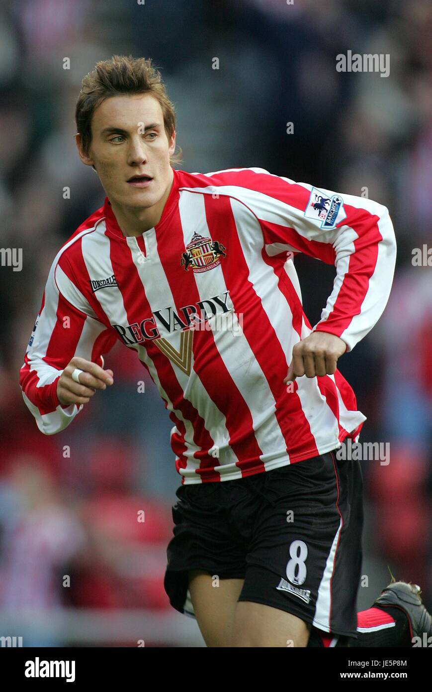 DEAN WHITEHEAD SUNDERLAND FC STADIUM OF LIGHT SUNDERLAND ENGLAND 29 ...