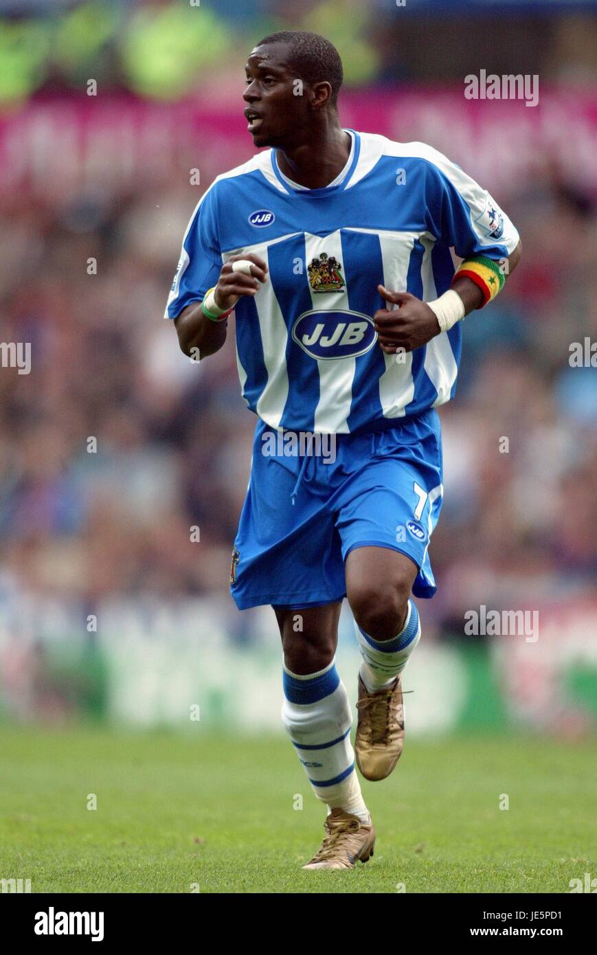 HENRI CAMARA WIGAN ATHLETIC FC VILLA PARK ASTON BIRMINGHAM ENGLAND 22 ...