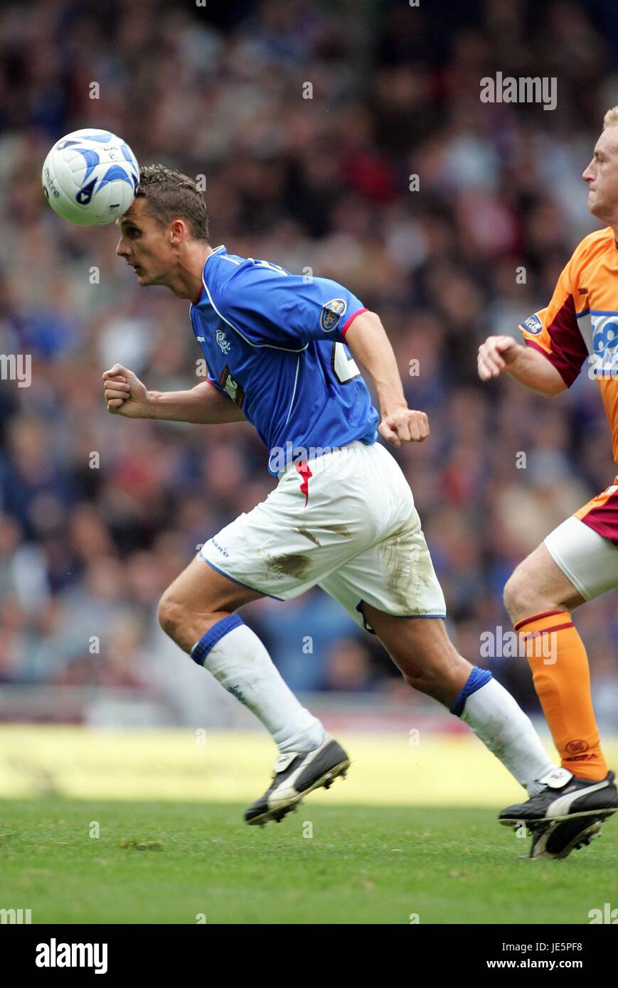 PETER LOVENKRANDS GLASGOW RANGERS FC IBROX STADIUM GLASGOW SCOTLAND 22 ...