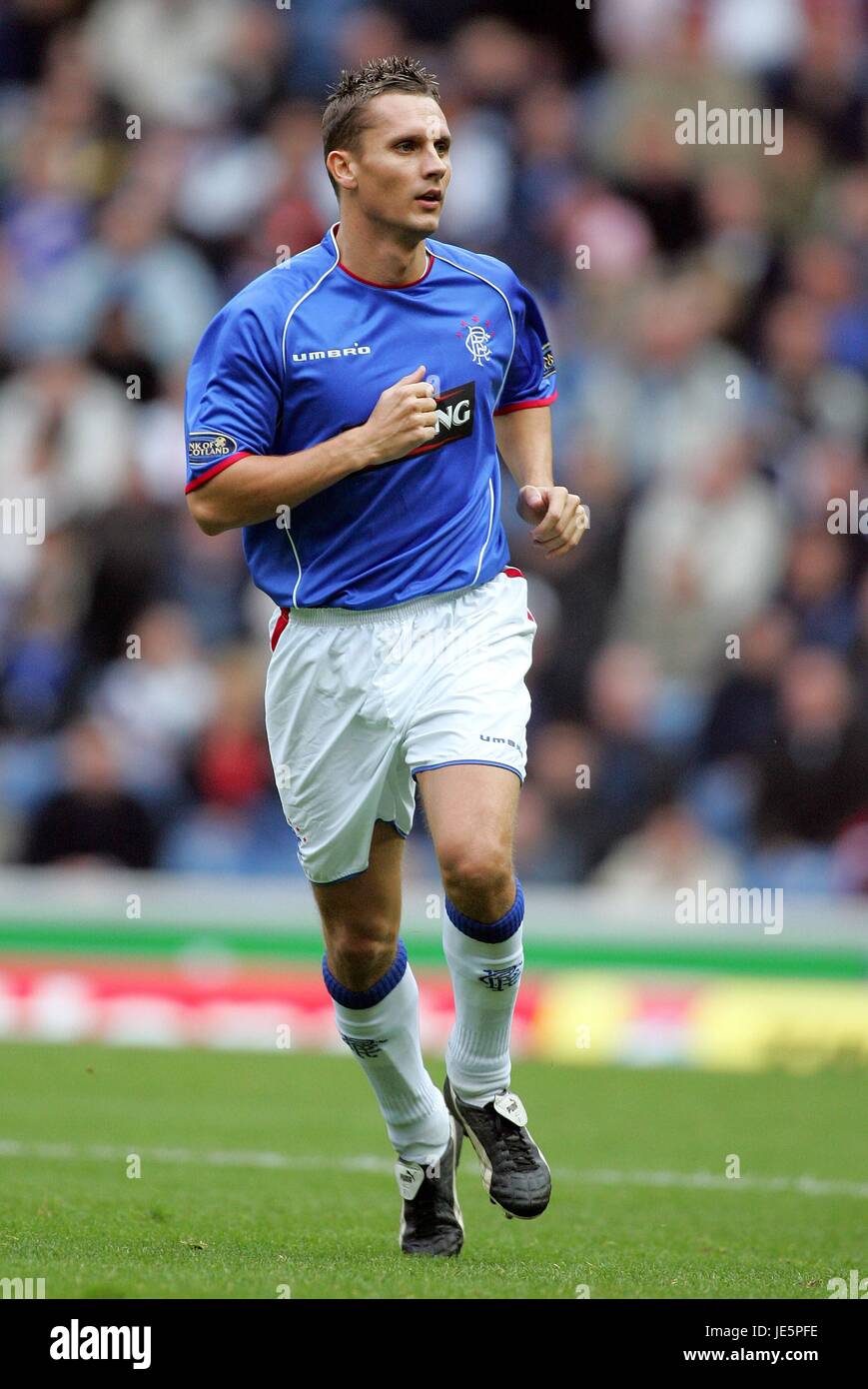 PETER LOVENKRANDS GLASGOW RANGERS FC IBROX STADIUM GLASGOW SCOTLAND 22 ...