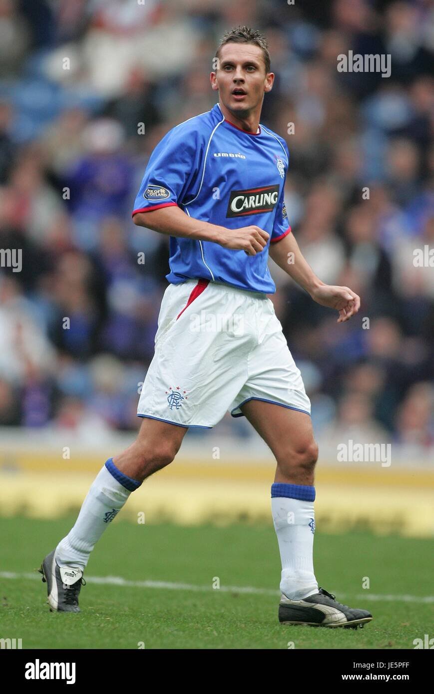 PETER LOVENKRANDS GLASGOW RANGERS FC IBROX STADIUM GLASGOW SCOTLAND 22 ...