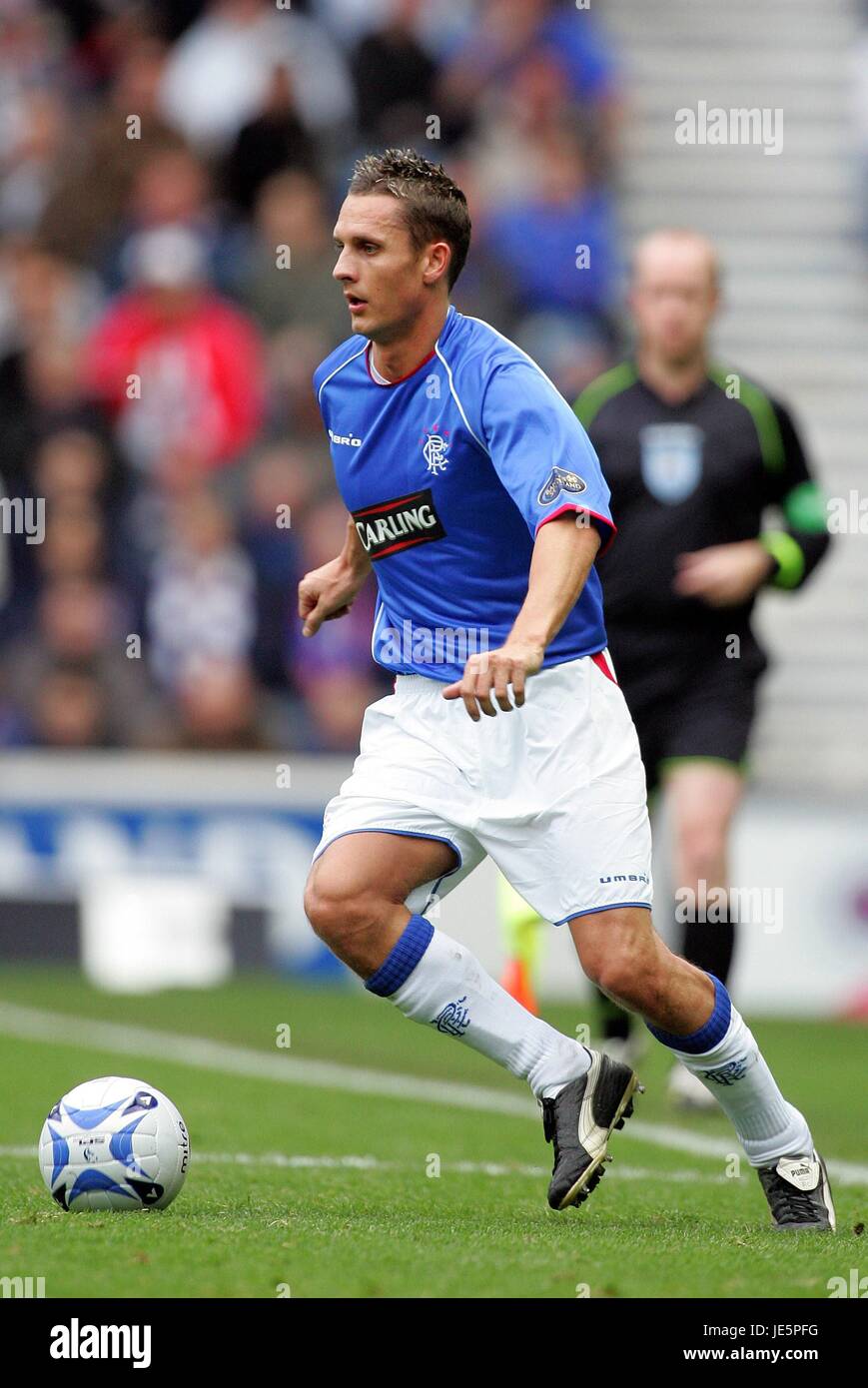 PETER LOVENKRANDS GLASGOW RANGERS FC IBROX STADIUM GLASGOW SCOTLAND 22 ...