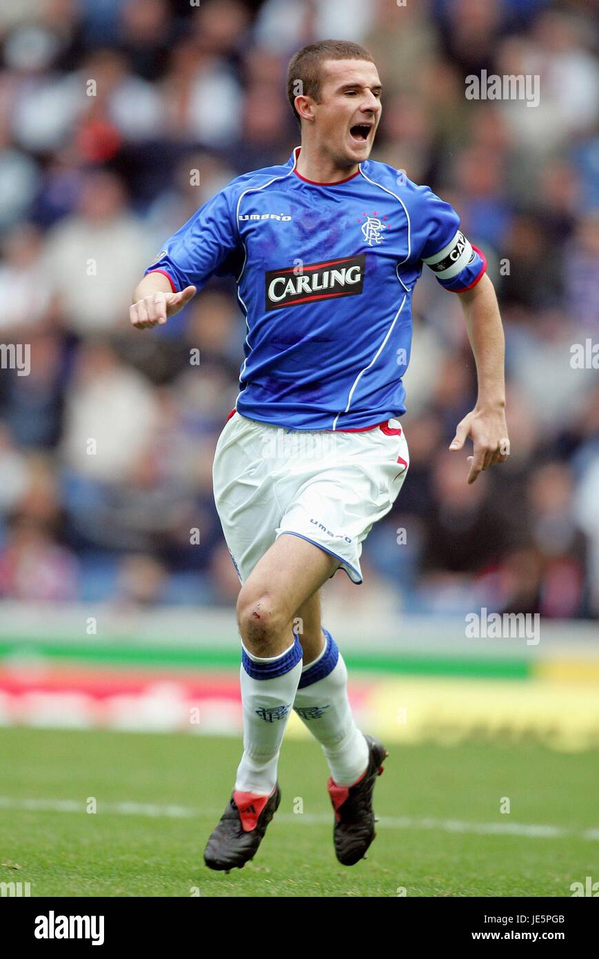 BARRY FERGUSON GLASGOW RANGERS FC IBROX STADIUM GLASGOW SCOTLAND 22 ...