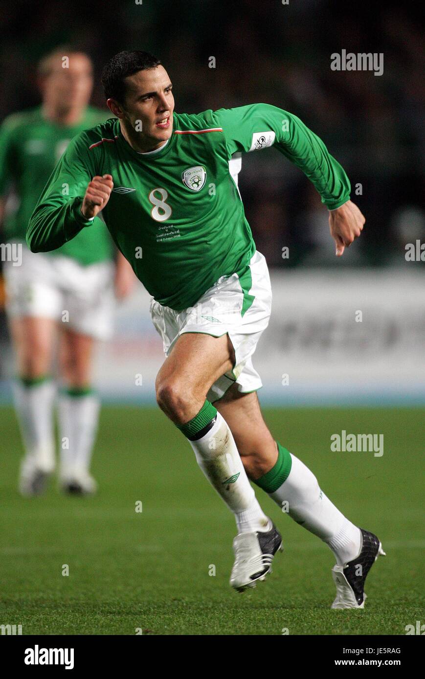 JOHN O'SHEA REPUBLIC OF IRELAND & MAN UTD LANSDOWNE ROAD DUBLIN 12 ...