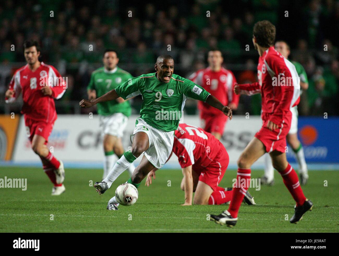 CLINTON MORRISON REP OF IRELAND & BIRMINGHAM CI LANSDOWNE ROAD DUBLIN ...